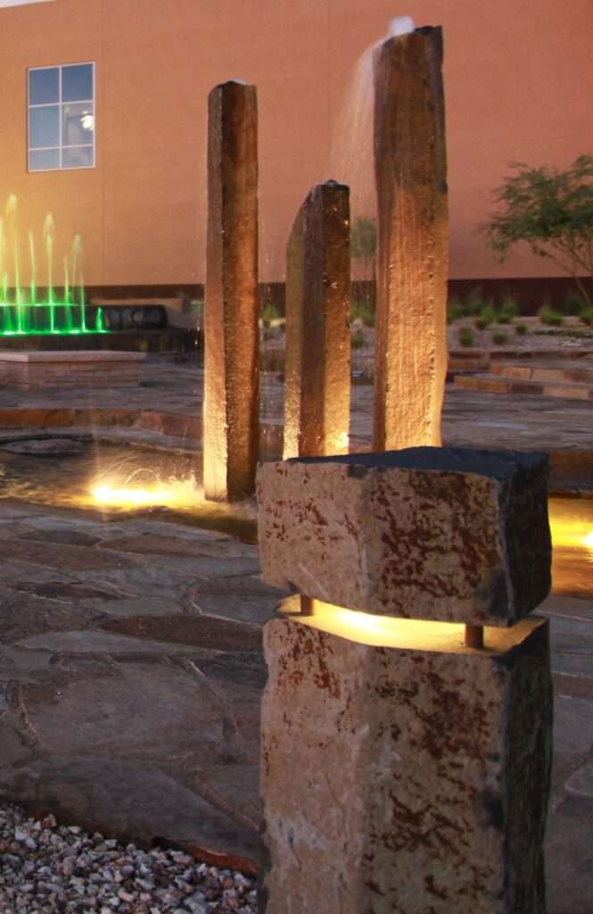 Grand Coulee Column Basalt Light, ~22" Diameter | Cascade Stoneworks