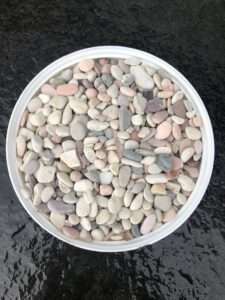 Rounded Seaside Aggregate, Mixed Pebble, 3/8" | Cascade Stoneworks