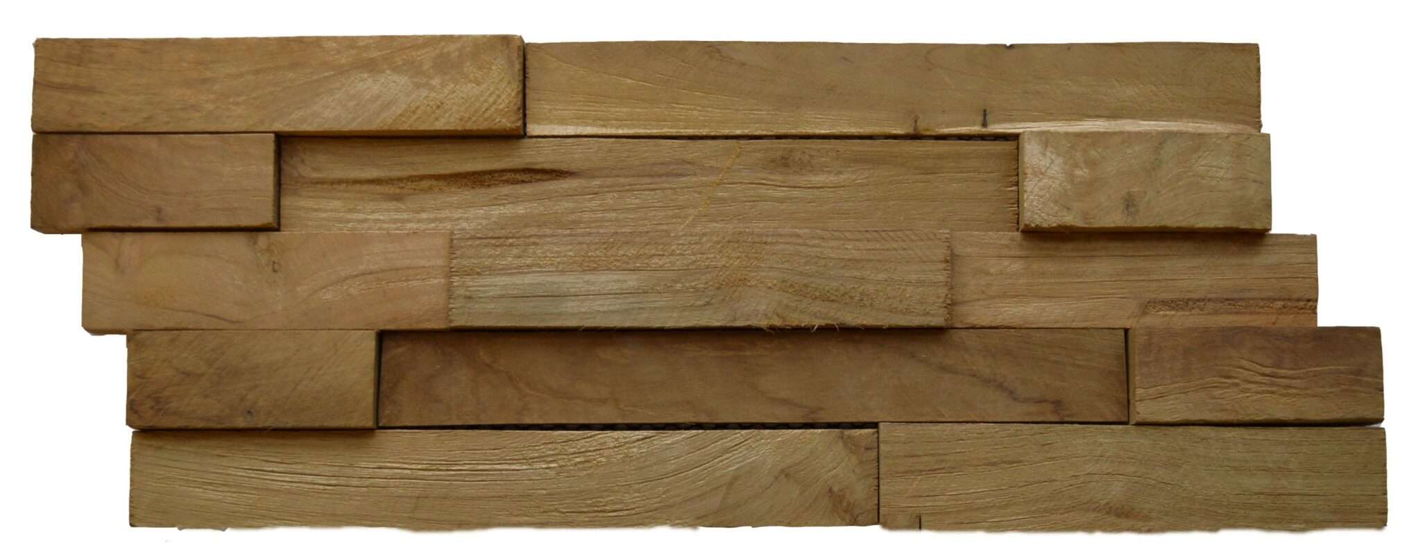 Recycled Teak Natural 1 1/2" Cladding | Cascade Stoneworks