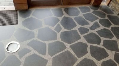 Basalt Pavers Hexagon, 20-24" Diameter, Polished Finish | Cascade ...