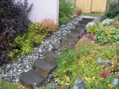 Basalt Hex Step, ~24" Diameter, 6" Thick, Flamed Finish | Cascade ...