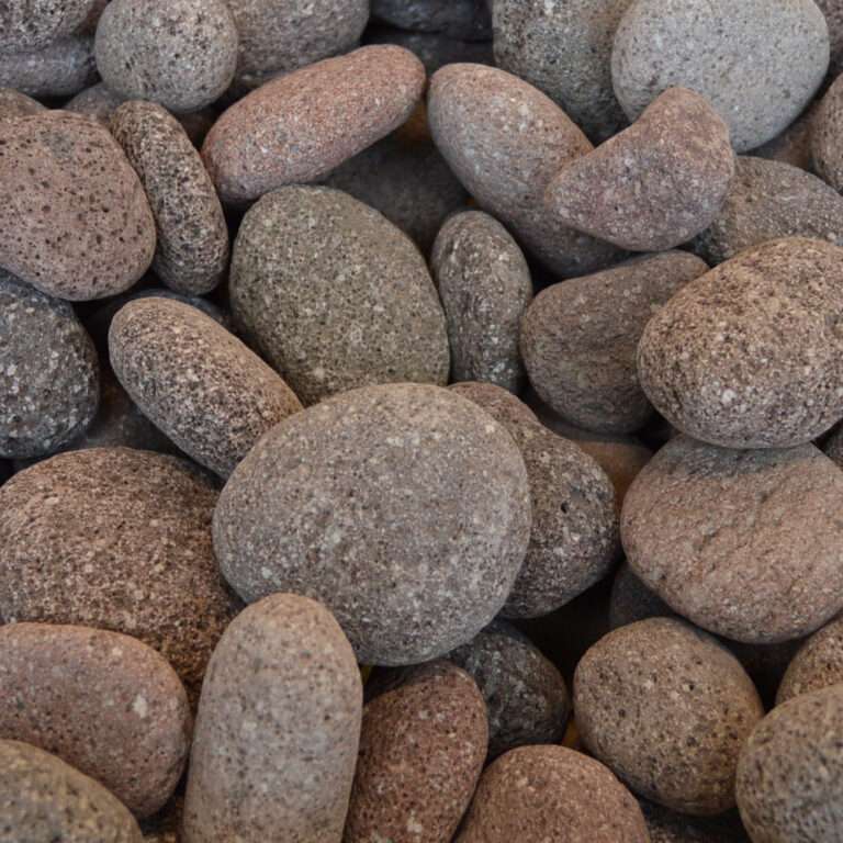 Red Lava Beach Pebble 2"- 4" | Cascade Stoneworks