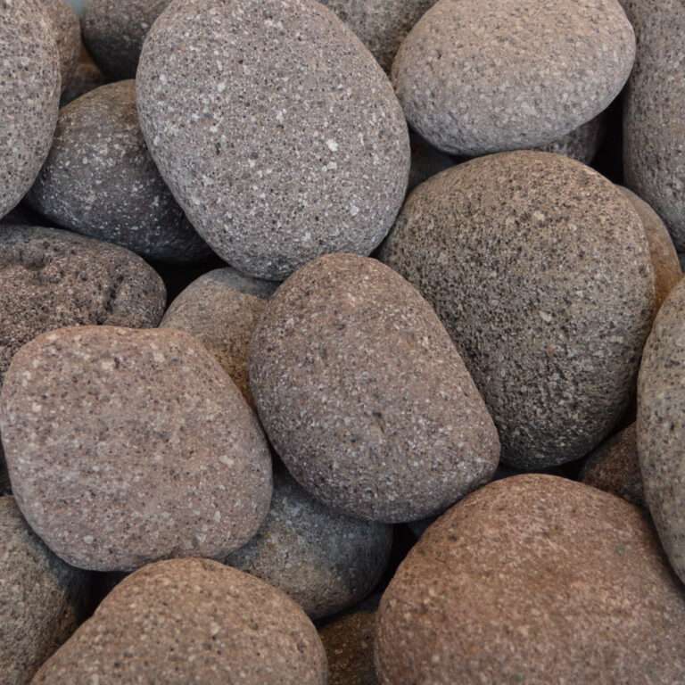 Red Lava Beach Pebble 4"- 6" | Cascade Stoneworks