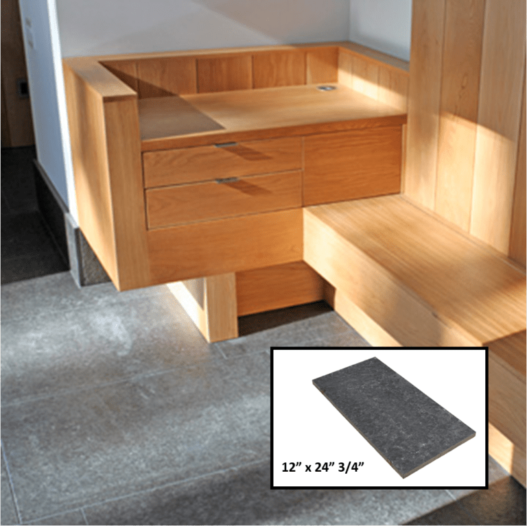 Basalt Tile, Flamed Finish, 12" X 24" X 3/4" Thick, Price Per Square Foot | Cascade Stoneworks