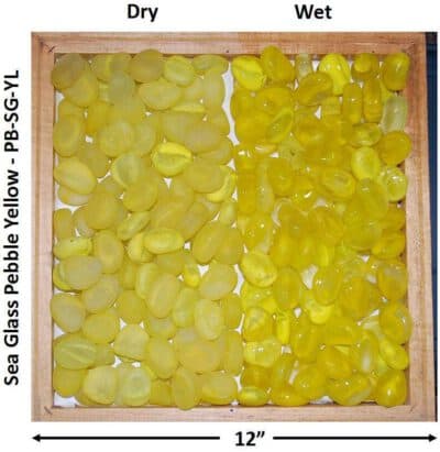 Glass Pebble Yellow | Cascade Stoneworks