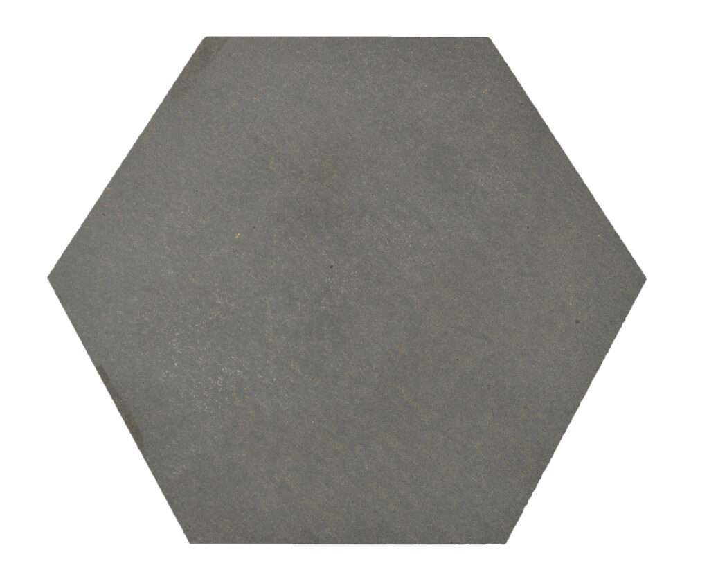 10" Basalt Hex Tile | Cascade Stoneworks