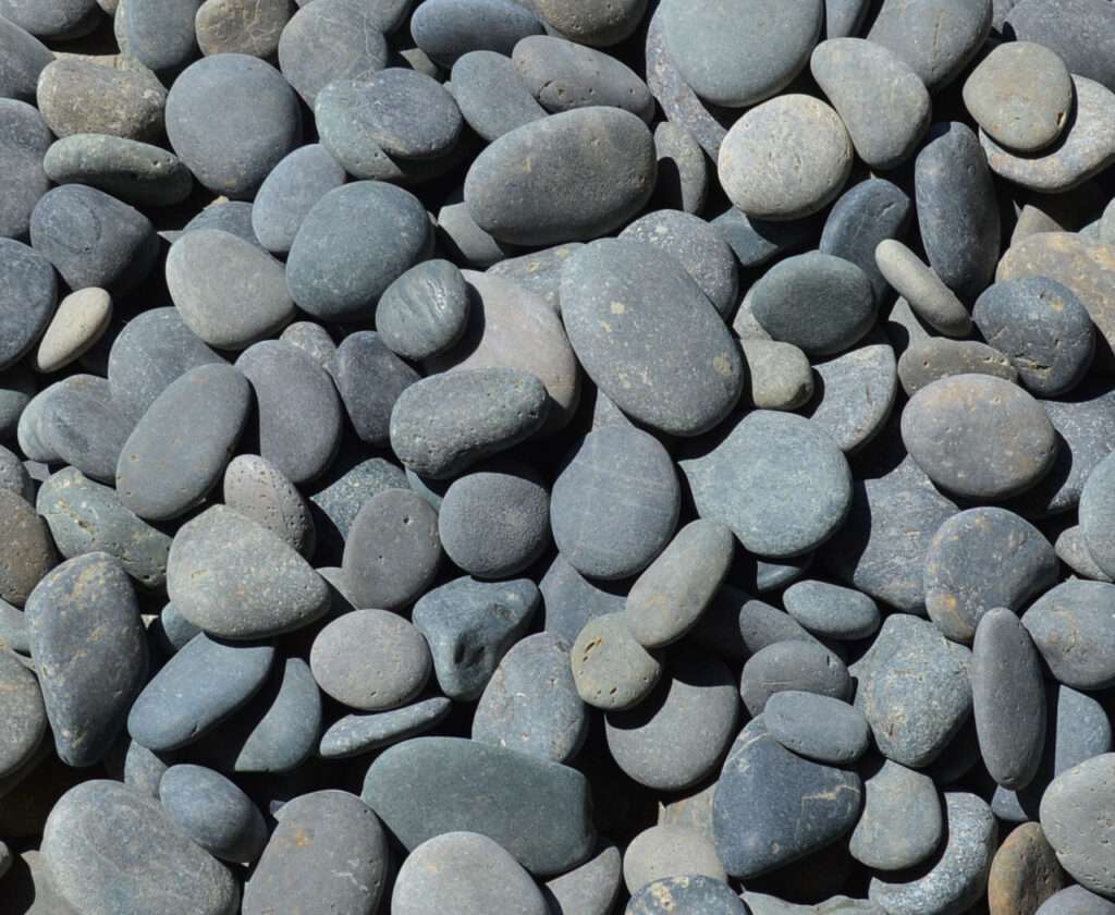 SAMPLES**** Mexican Beach Pebbles - Black | Cascade Stoneworks