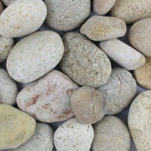 Mexican Beach Pebble, Buff, 2"- 3" | Cascade Stoneworks