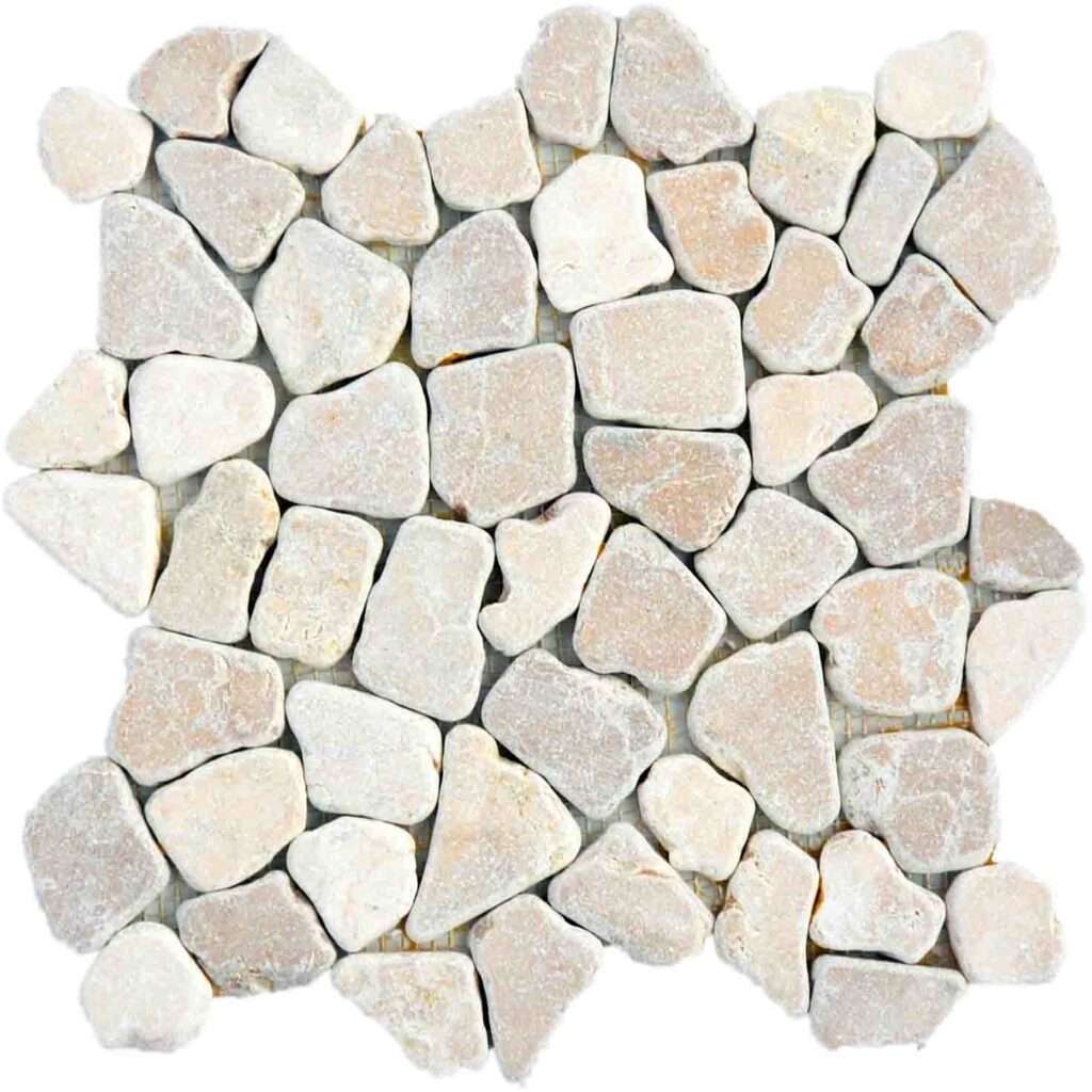 Mosaic Ivory Tile | Cascade Stoneworks