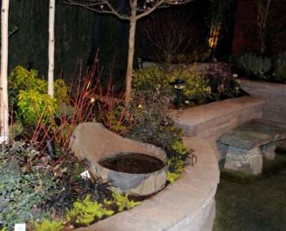 Basalt Dish Rock Columns | Cascade Stoneworks