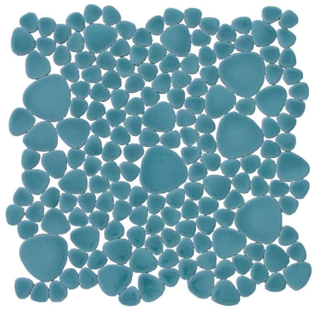 Porcelain Sea Mist Pebble Tile | Cascade Stoneworks