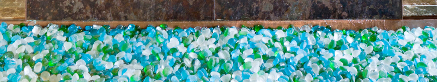 Glass Pebbles | Cascade Stoneworks