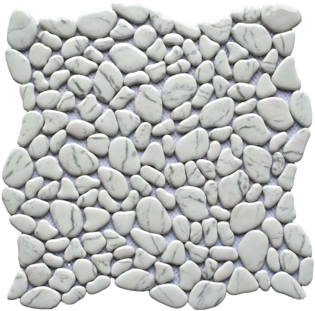 Recycled Glass Pebble Tile | Cascade Stoneworks