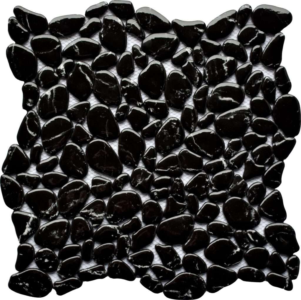 Recycled Glass Pebble Tile | Cascade Stoneworks