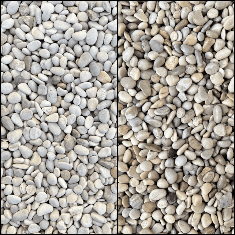 Exposed Aggregate - Epoxy Pebble - Seaside Ivory 3/8" | Cascade Stoneworks